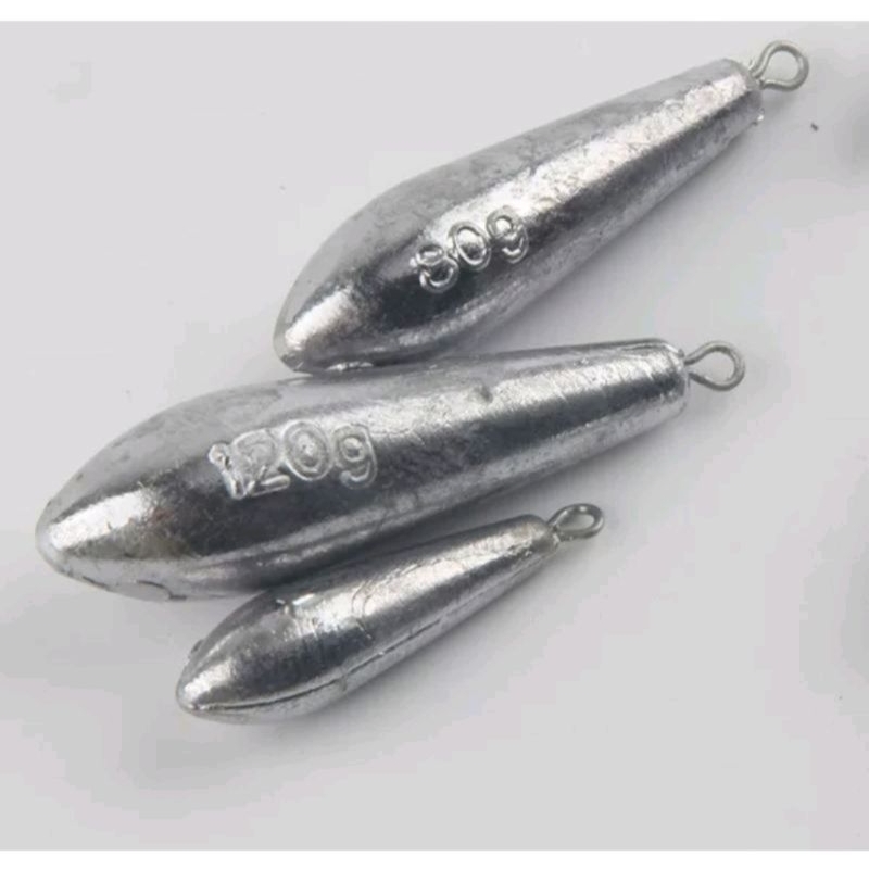 FISHING WIRE LONG SINKER LEAD SEA WEIGHT | Shopee Malaysia