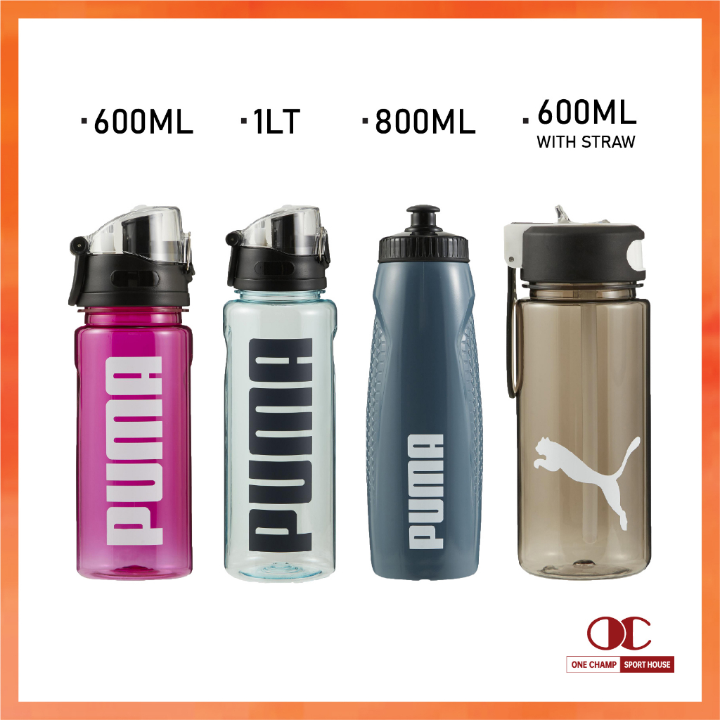One Champ PUMA Training Water Bottle Botol Air Sport Bottle Water ...