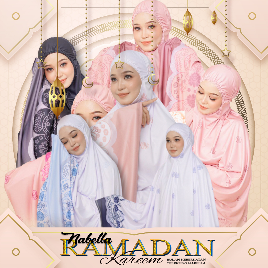 AmirahTelekung Floral Bunga| Telekung Flora | Telekung Solat |Kain ...