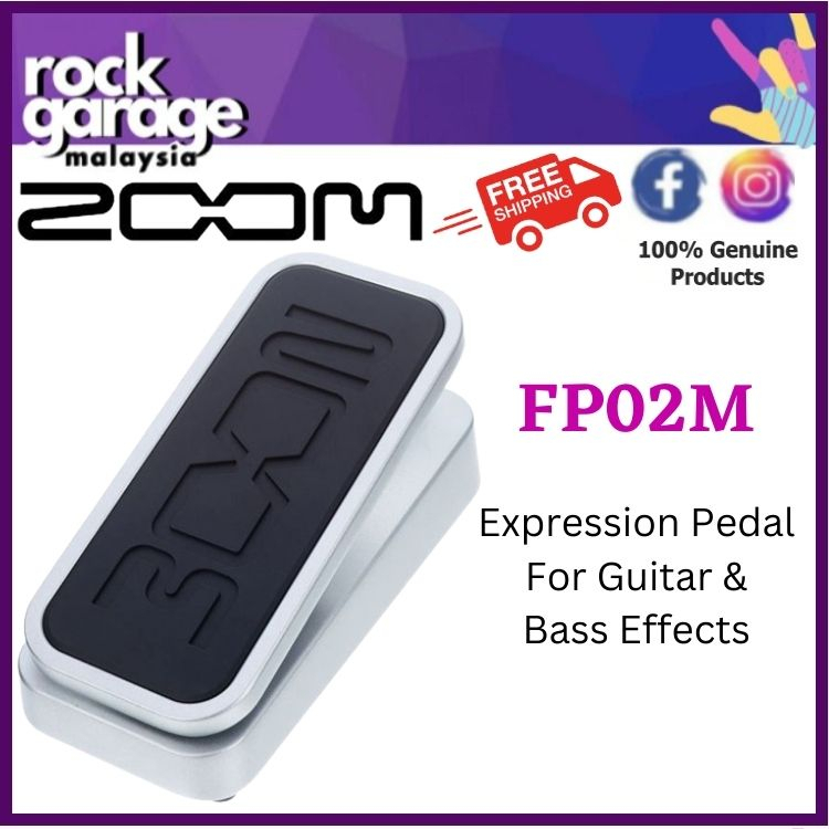 Zoom FP02M Expression Pedal For Guitar & Bass Effects ( FP-02M / FP 02M ) | Shopee Malaysia