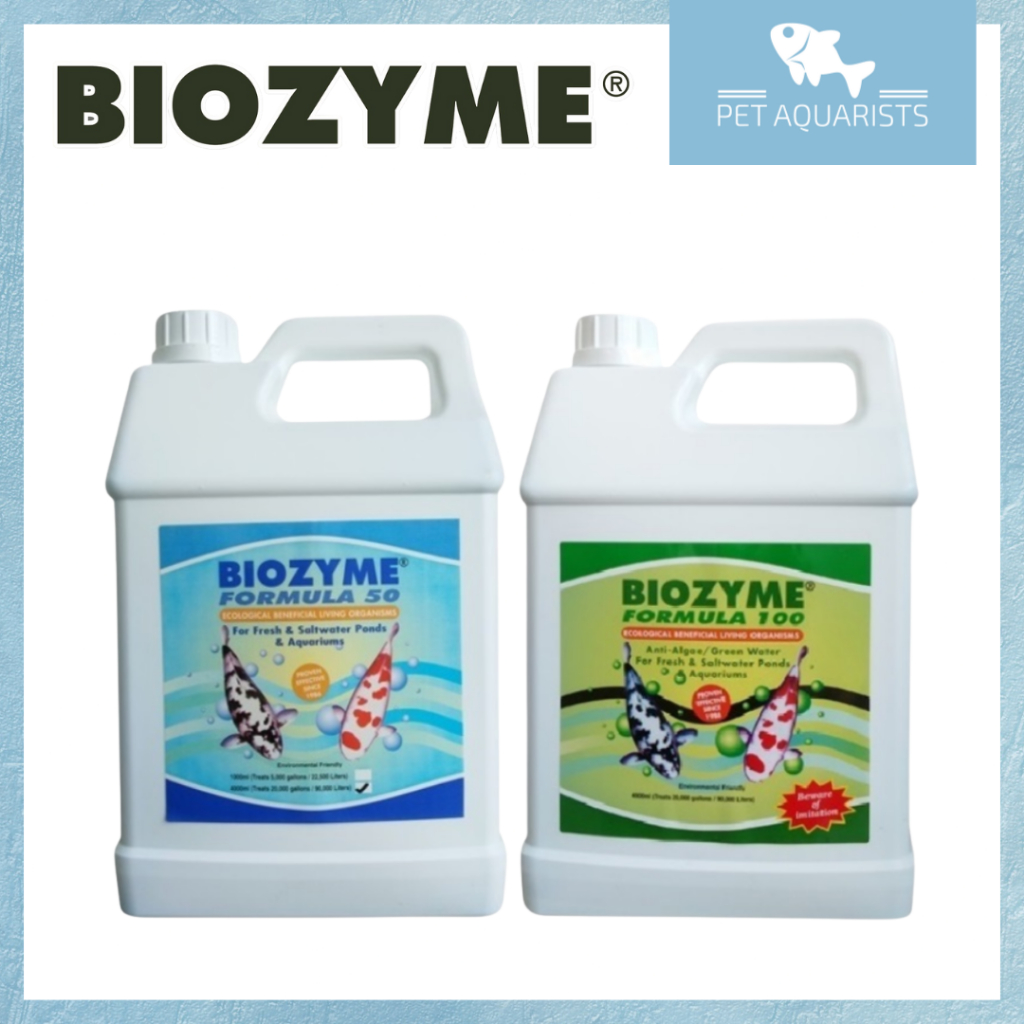 Biozyme Formula 50/100 For Fresh & Saltwater Pond & Aquarium (4L ...