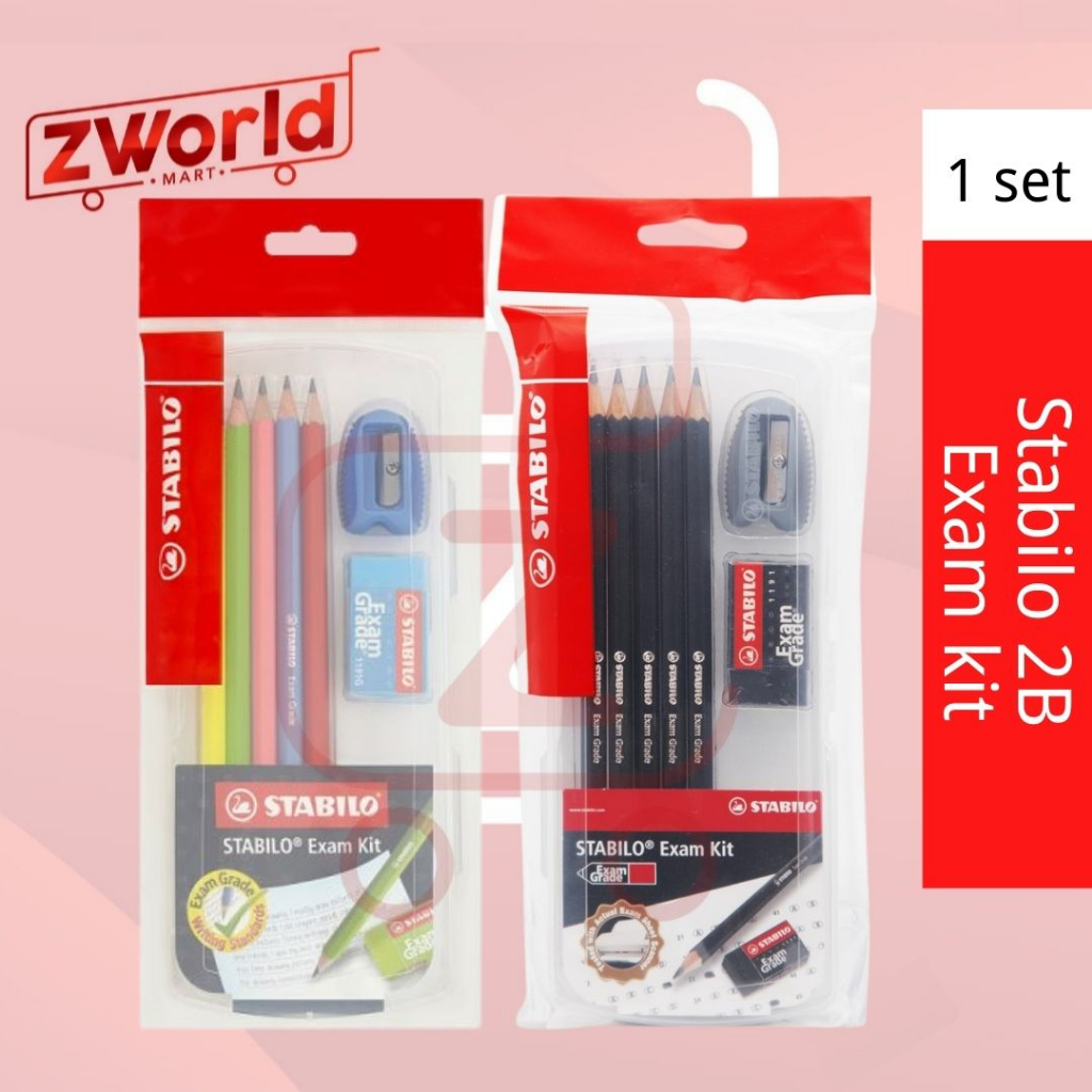 Stabilo 2B 288 PC-5SP Exam kit / G288 PC-5SP/ G288 PC-2SP | Shopee Malaysia