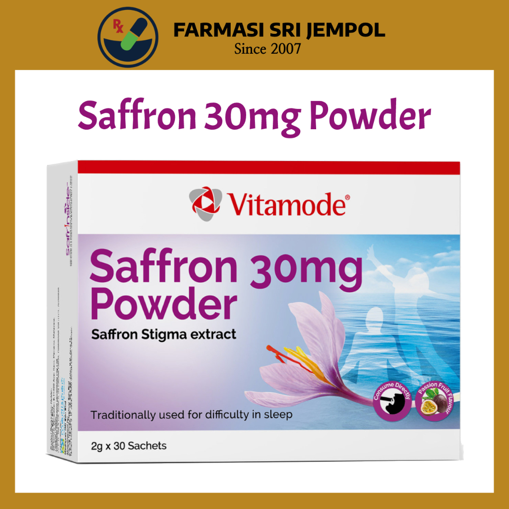 [EXP5/23] Vitamode Saffron 30 mg Powder (2g x 30's) | Shopee Malaysia