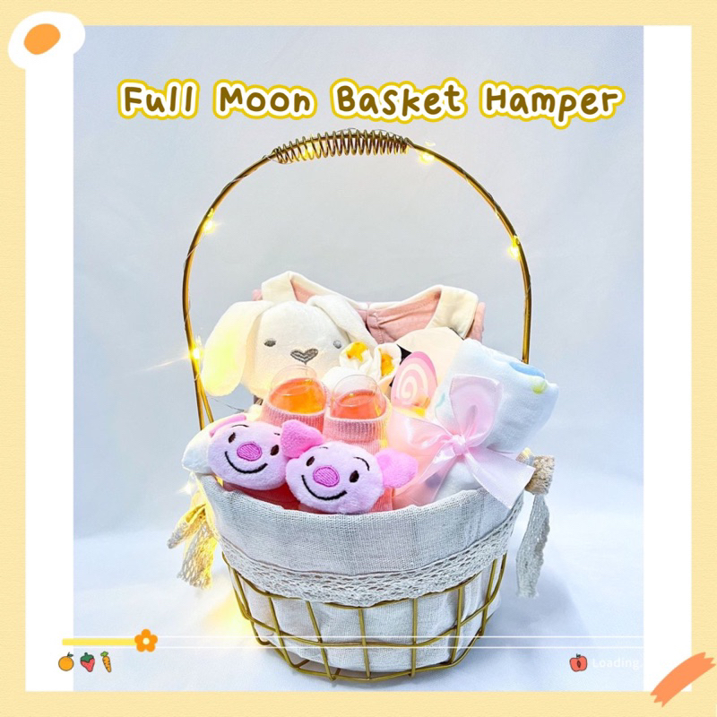 Newborn Full Moon Baby Gift Baby Hamper Diapers Cake Design Hadiah Bayi ...