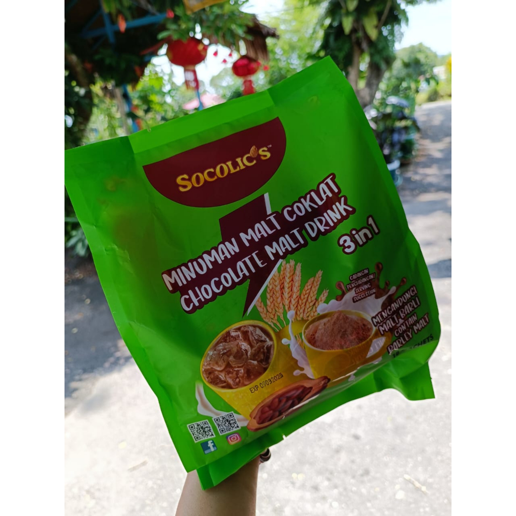 Socolic's Minuman Malt Coklat 3in118's & Minuman Coklat 15's | Shopee ...