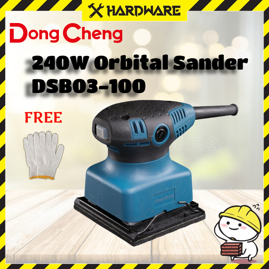 Dong Cheng DSB03-100 Orbital Sander/Mesin kertas pasir/砂纸机/磨机 | Shopee ...