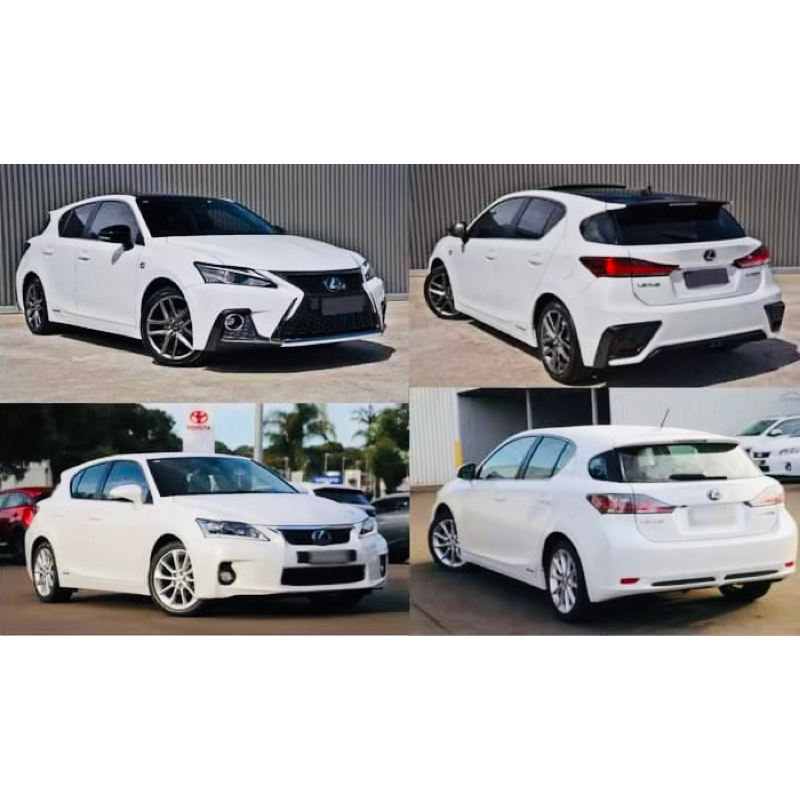 Lexus CT200 CT200h CT Convert 2018 bodykit body kit Front rear bumper ...