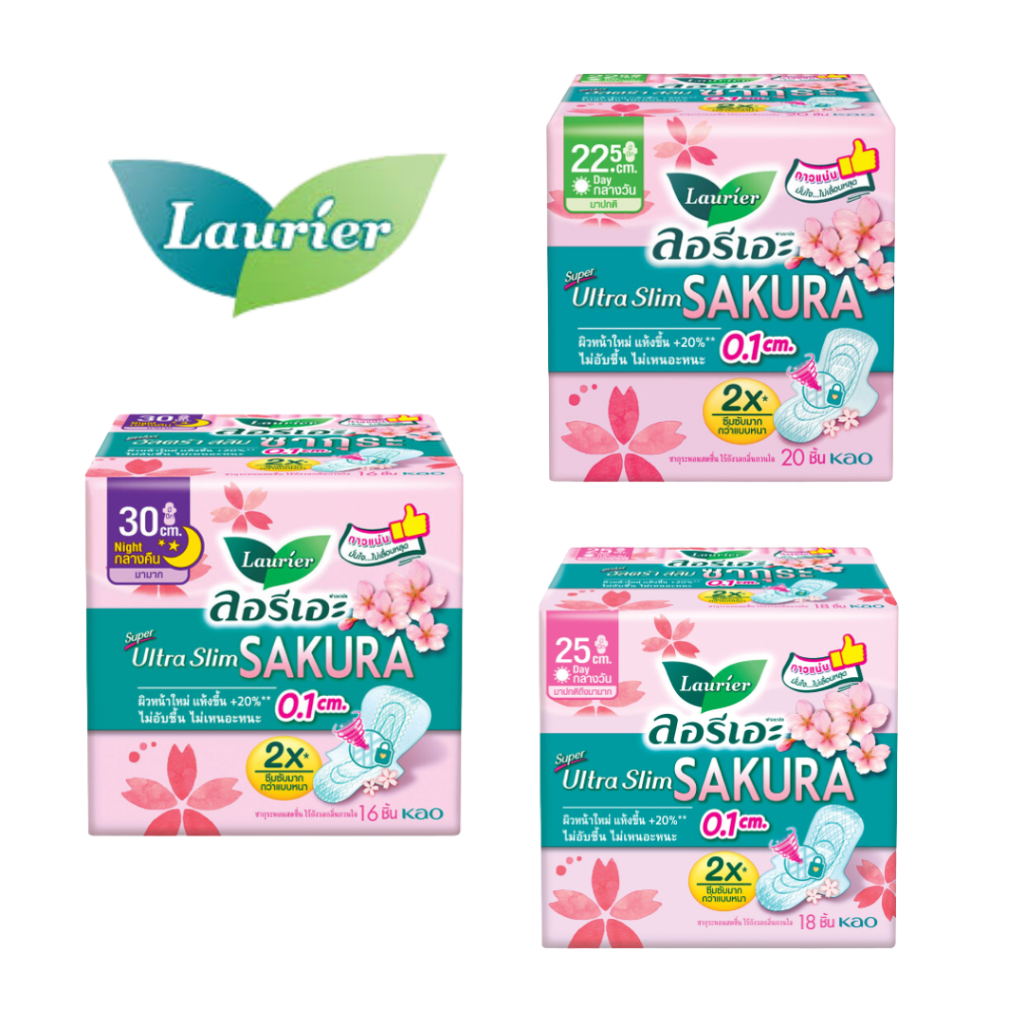 SALES 】 LAURIER Super Ultra Slim Sakura Ultra-thin 0.1 cm | Shopee Malaysia