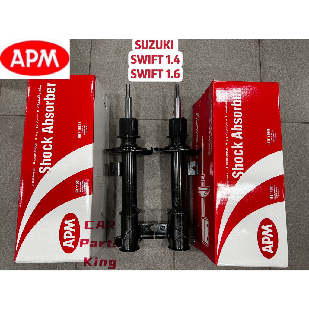 ( 100% ORIGINAL APM ) SUZUKI SWIFT 1.4 SWIFT 1.6 FRONT SHOCK ABSORBER ...