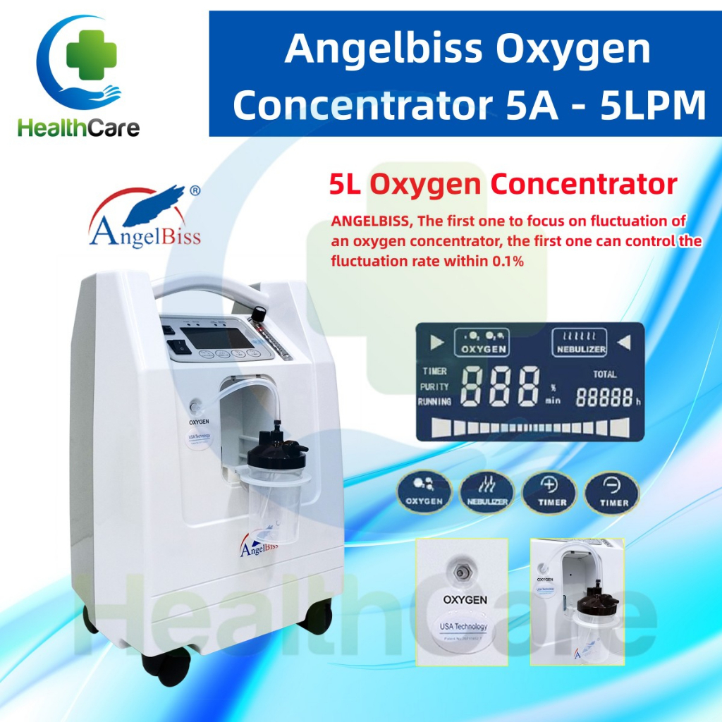 Angelbiss Oxygen Concentrator 5A - 5LPM | Shopee Malaysia