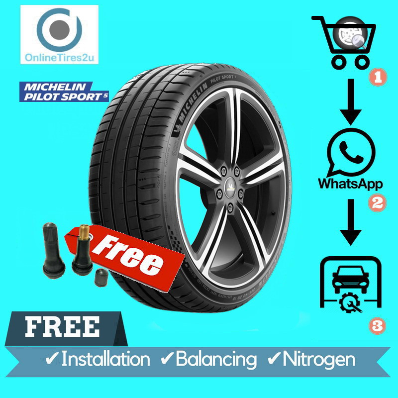225/45R17 - Michelin Pilot Sport PS5 (With Installation) | Shopee Malaysia