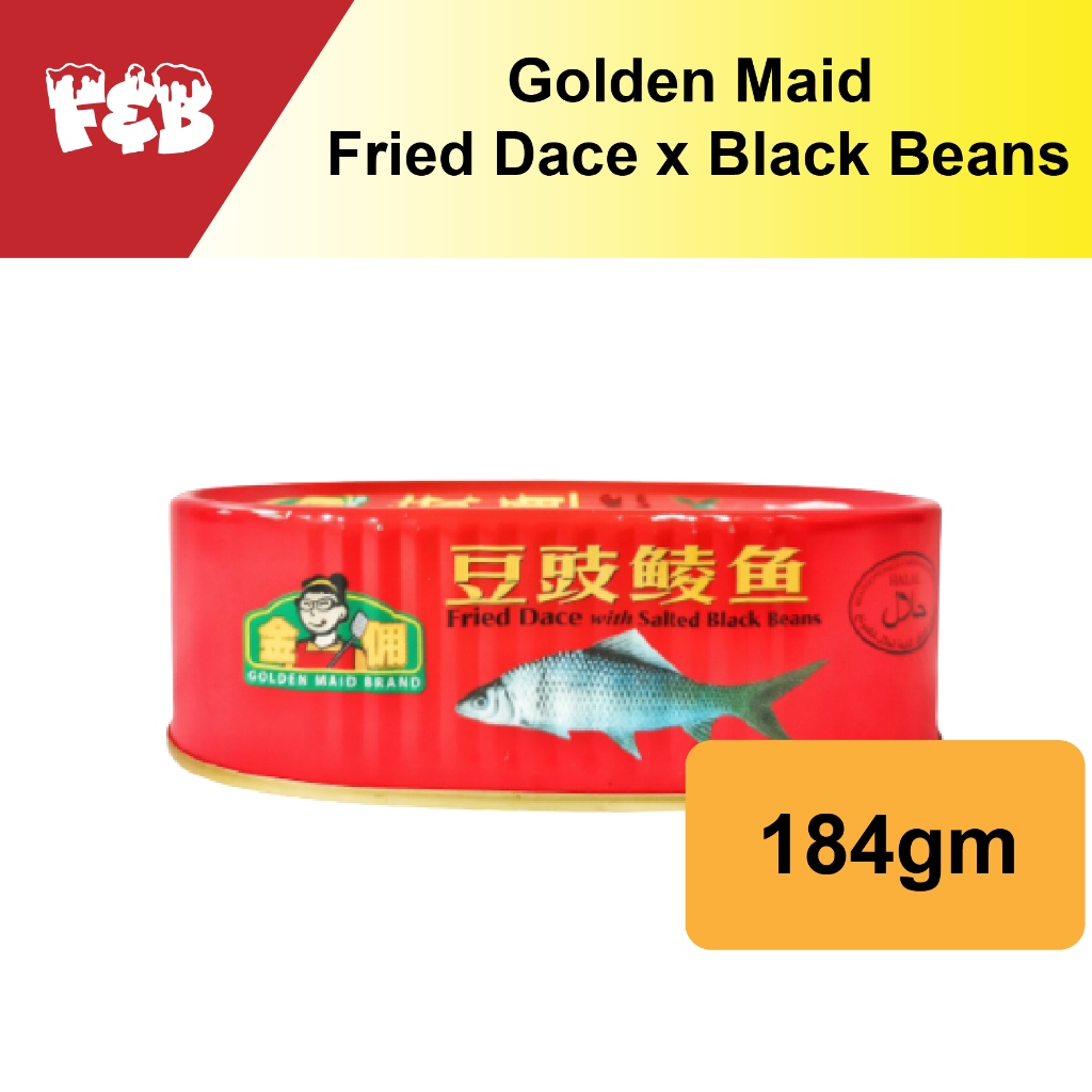 *Golden Maid Fried Dace with Salted Black Beans 184g | Shopee Malaysia