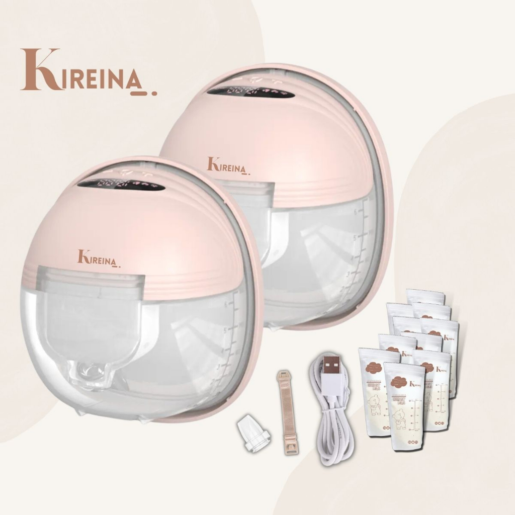 Kireina Lemon LED Wearable Breast Pump handsfree Pump susu ...