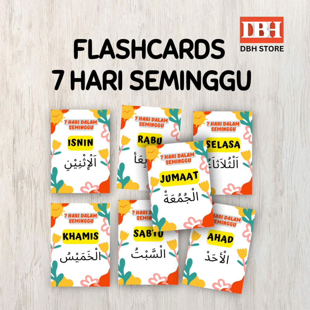 PDF FLASHCARDS (hari dalam seminggu) | Shopee Malaysia PDF FLASHCARDS (hari dalam seminggu) | Shopee Malaysia