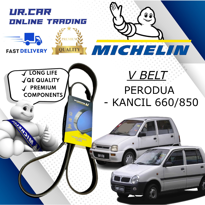 MICHELIN PERODUA KANCIL 660 / 850 V BELT AIRCOND BELT 2265 / ALTERNATOR ...