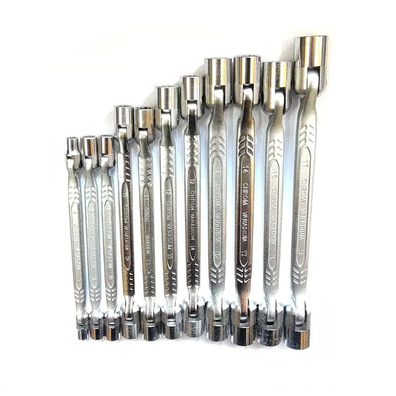 [Ready Stock] Double Flex Socket Wrench/Double Flexible Box Spanner ...