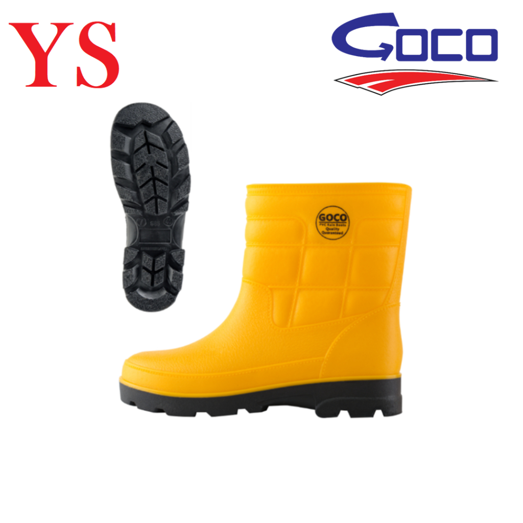 Goco 985 Yellow Rain Boots | Kasut But Hujan Kuning | Shopee Malaysia