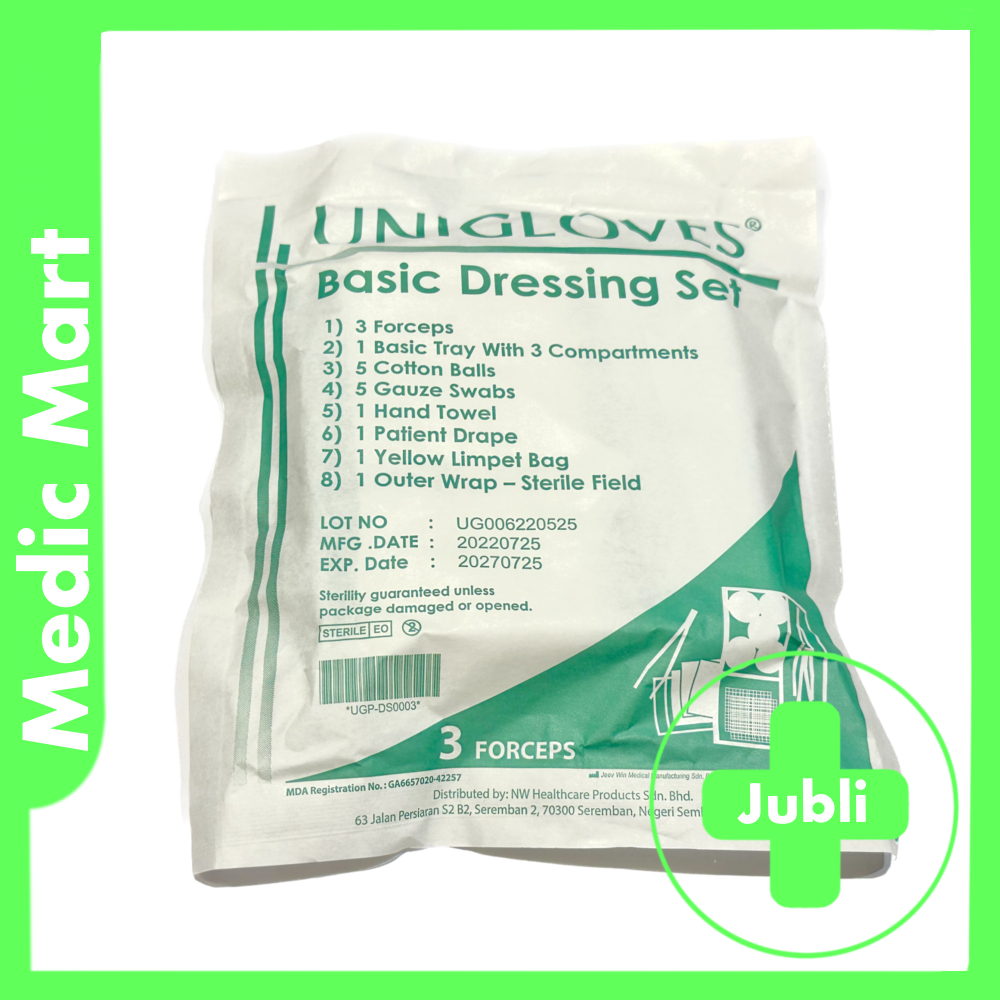UNIGLOVES Basic Dressing Set - 3 Forceps (pack of 10s) | Shopee Malaysia