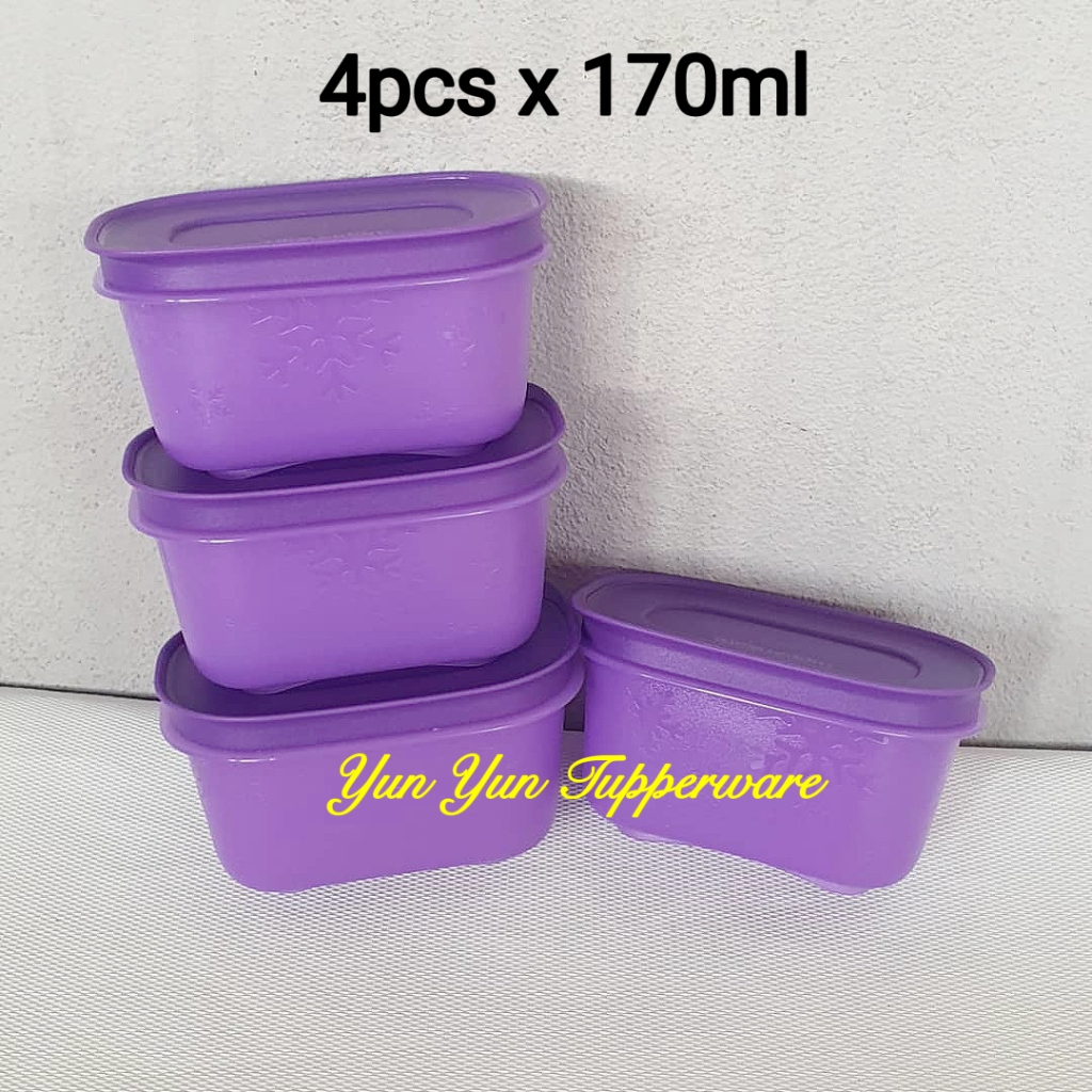 Tupperware Chill Freez Set (4 PCS) - 170ml | Shopee Malaysia