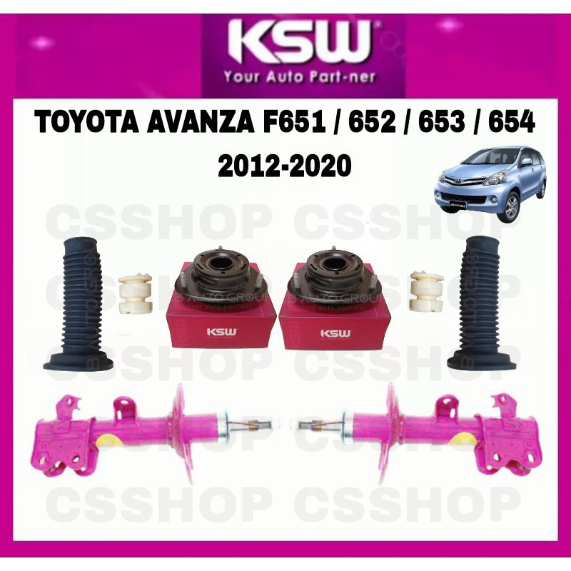 EL TOYOTA AVANZA F651 , F652 , F653 , F654 ( 2012-2020 ) ABSORBER FRONT ...
