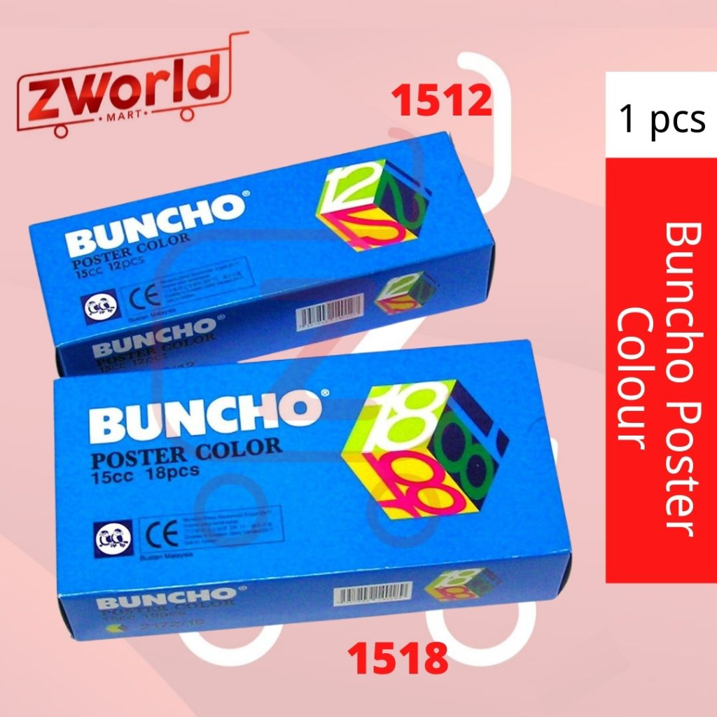 Buncho Poster Colours 1512/ 1518 | Shopee Malaysia