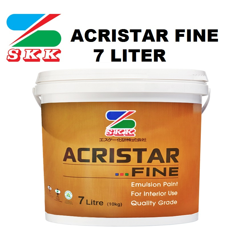 SKK ACRISTAR FINE EMULSION PAINT FOR INTERIOR ( 7LITER) | Shopee Malaysia