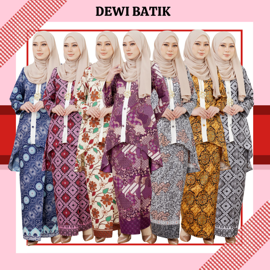 BAJU KURUNG MODEN DEWI BATIK (READY STOCK) | Shopee Malaysia