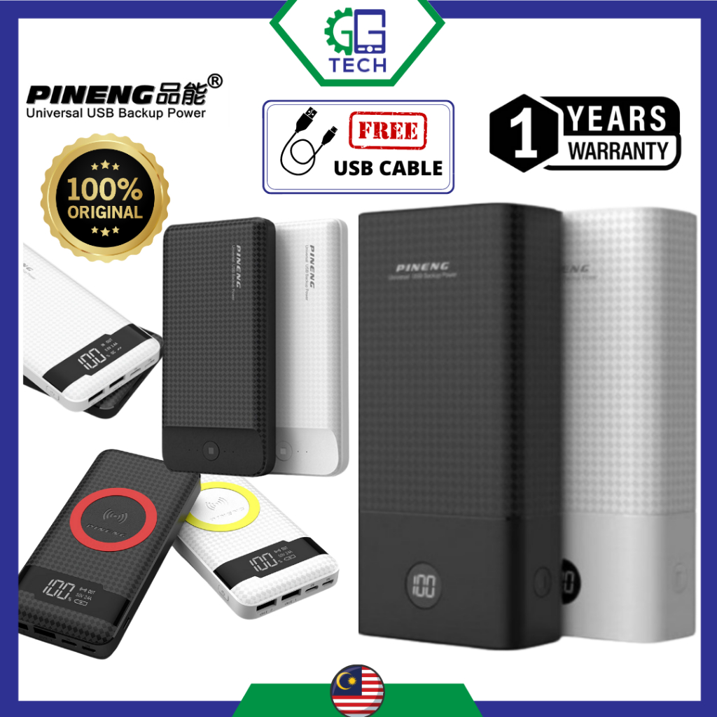 [1 YEAR WARRANTY] PINENG Powerbank PN987 PN939 PN936 PN936 PN899 ...