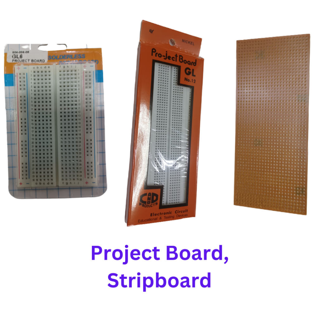 Project Board GL-6/ GL-12 (Solderless Breadboard) , Stripboard ...