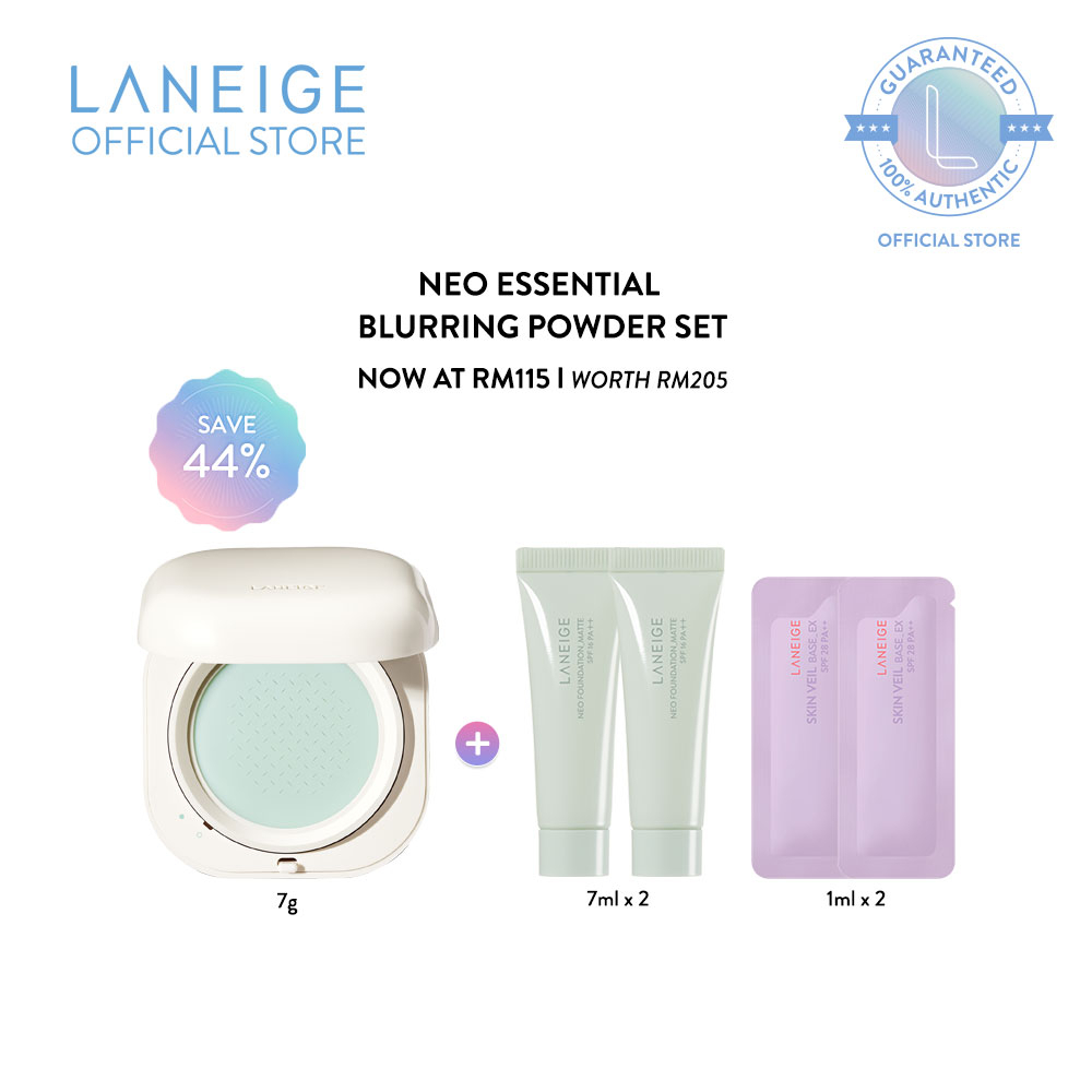 Laneige Neo Essential Blurring Powder Set | Shopee Malaysia