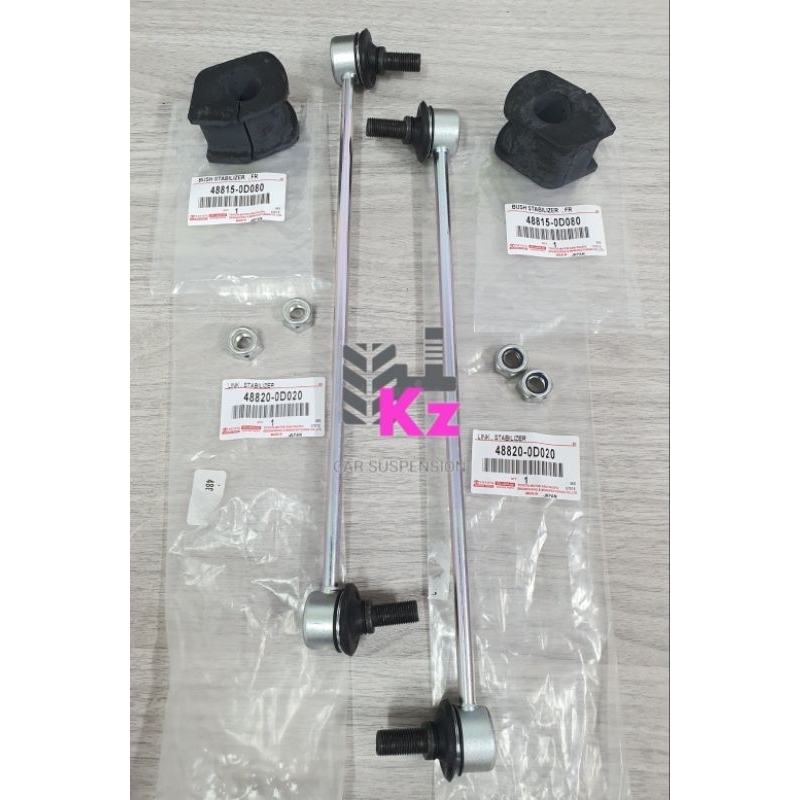 TOYOTA VIOS NCP93 - 4 IN 1 SET - FRONT STABILIZER LINK /STABILIZER BUSH | Shopee Malaysia