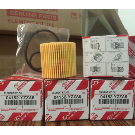 《Ready Stock》JAPAN TOYOTA OIL FILTER 04152-YZZA6 ALTIS/WISH/PRIUS/PASSO ...