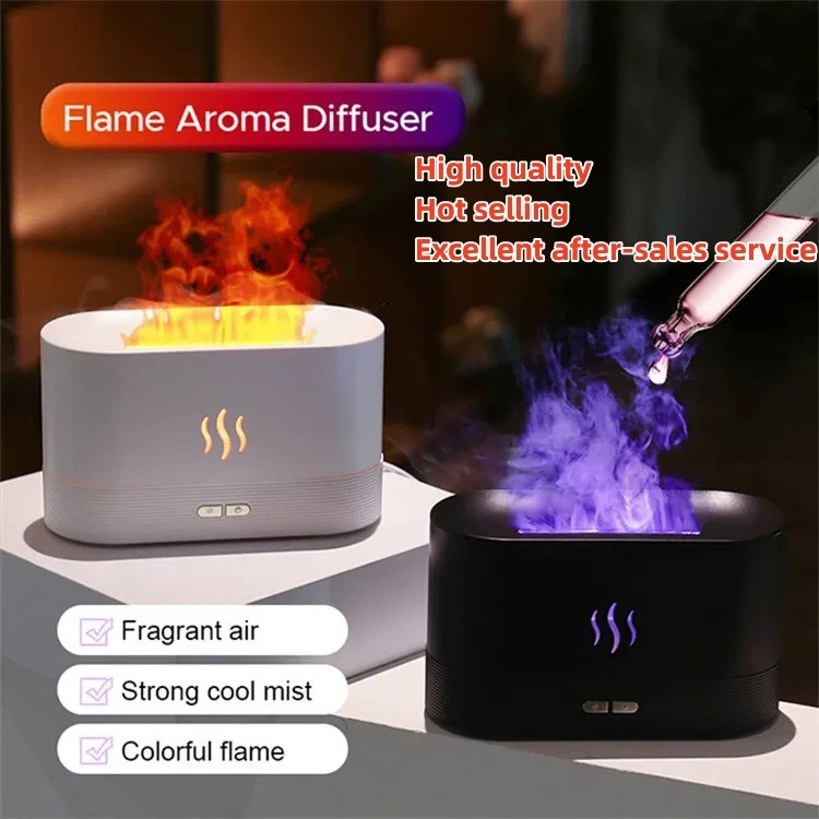 Colorful Flame Humidifier Essential Oil Aroma Diffuser air humidifier ...
