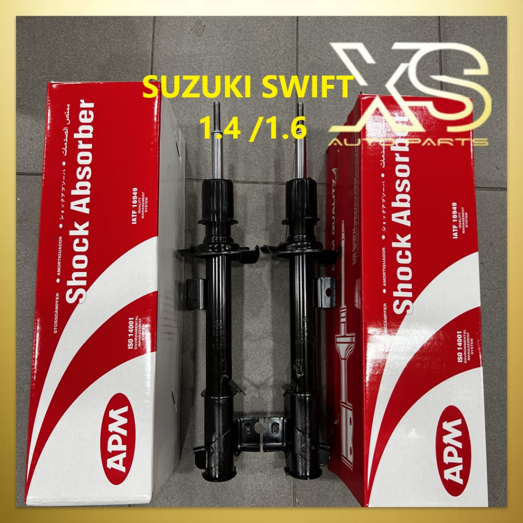 ( 100% ORIGINAL APM ) SUZUKI SWIFT 1.4 SWIFT 1.6 FRONT SHOCK ABSORBER ...