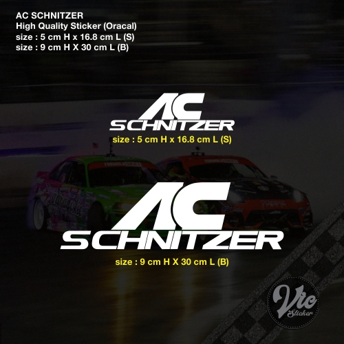 AC Schnitzer Logo Sticker / Decal (High Quality Sticker) BMW 1set (2pcs ...