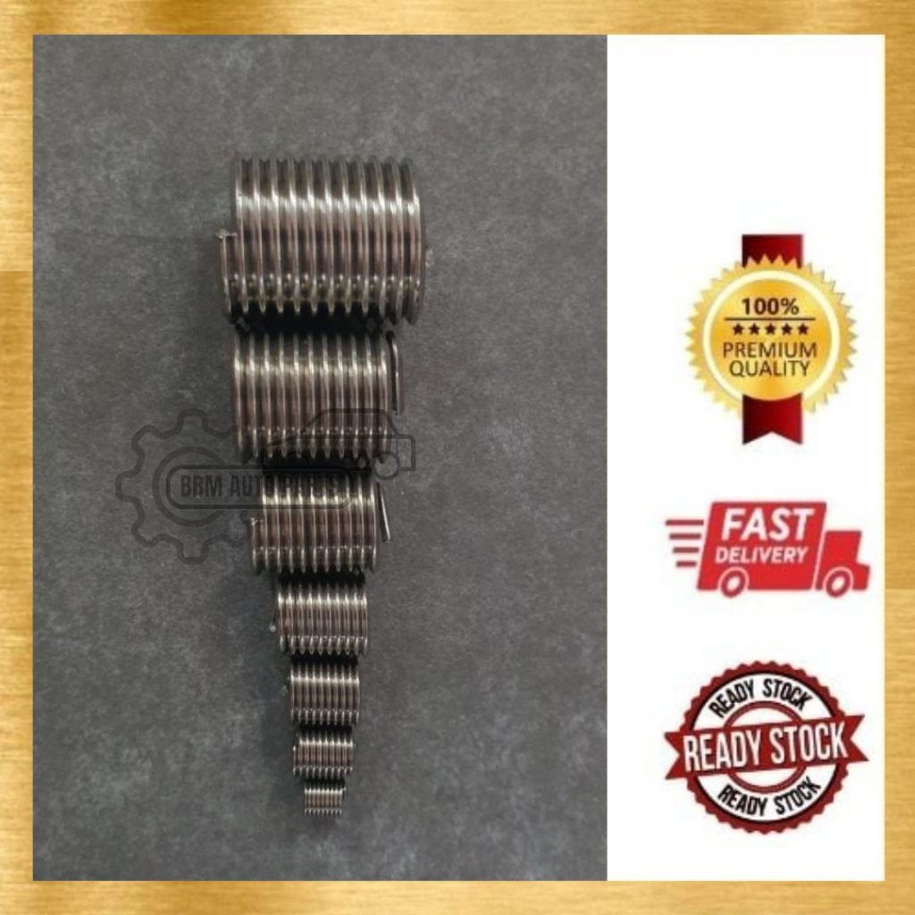 Thread repair kit Tap Spring M3 M4 M5 M6 M8 M10 M12 Stainless Steel ...