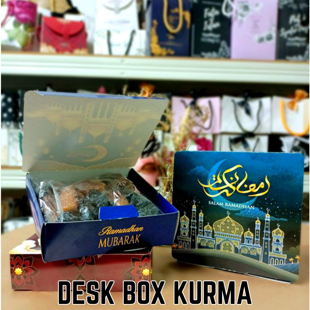 1PCS KOTAK KURMA DESK BOX RAMADHAN/KOTAK KURMA/KURMA PACKAGING/IFTAR ...