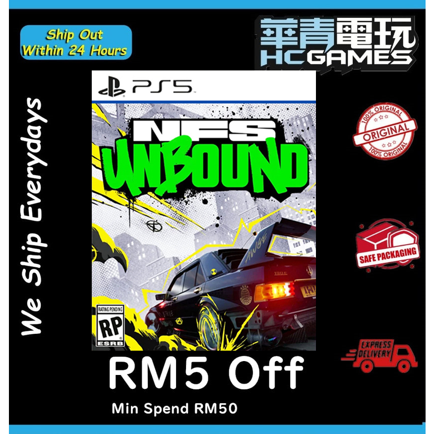 PS5 Need For Speed Unbound (English-Disc-New Seal) NFS Unbound / 极速快感 ...