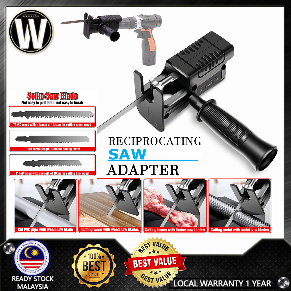 WARRIOR`🧤Reciprocating Saw Adapters | Metal and Nylon Adapters | For ...