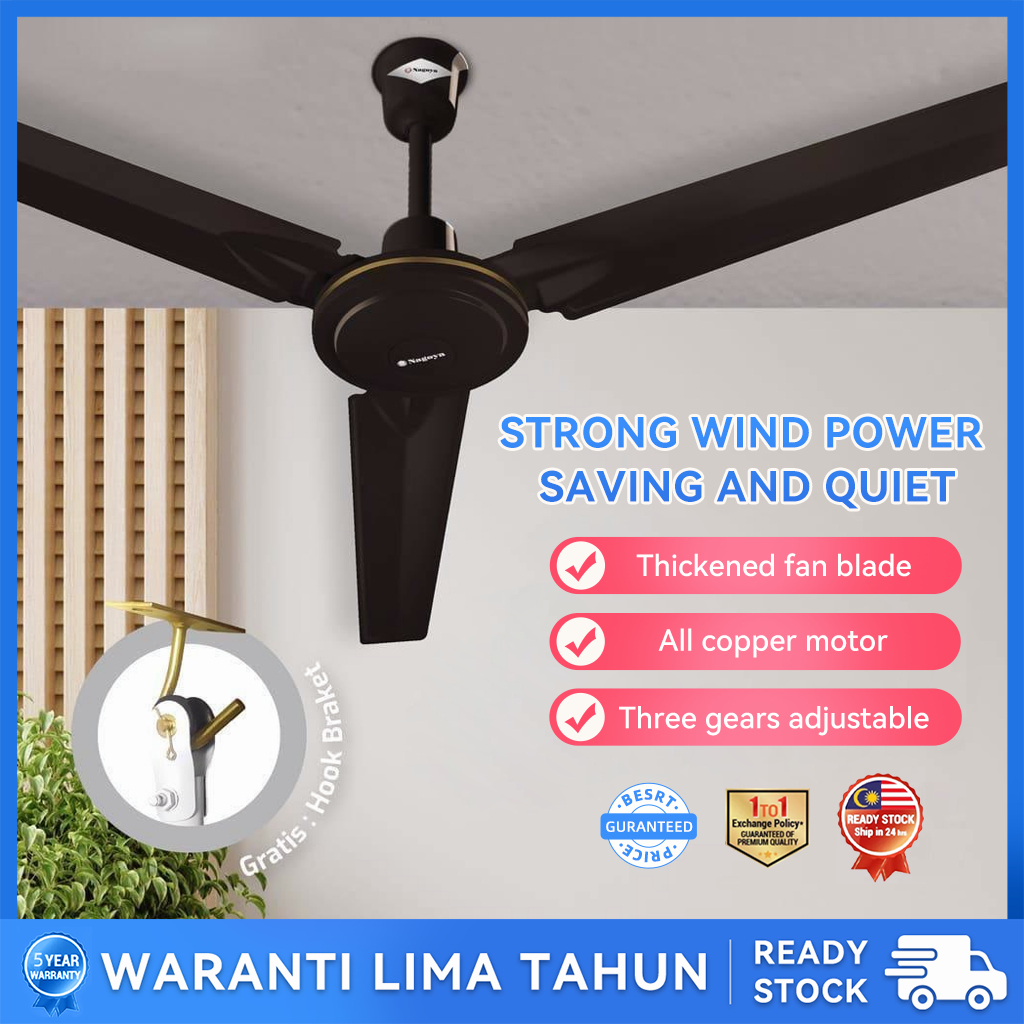 kipas siling murah home living room restaurant ceiling mute big wind ...