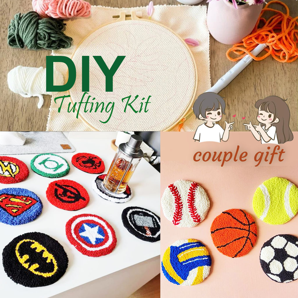 [Couple Gift] Punch Needle Embroidery Starter Kit .DIY Handmade ...
