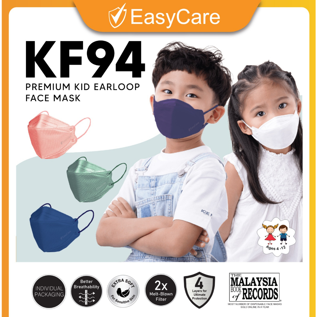 [EASYCARE] MALAYSIA SUPPLIER RDY STOCK KF94 ! KIDS MASK (50PCS) KN95 ...
