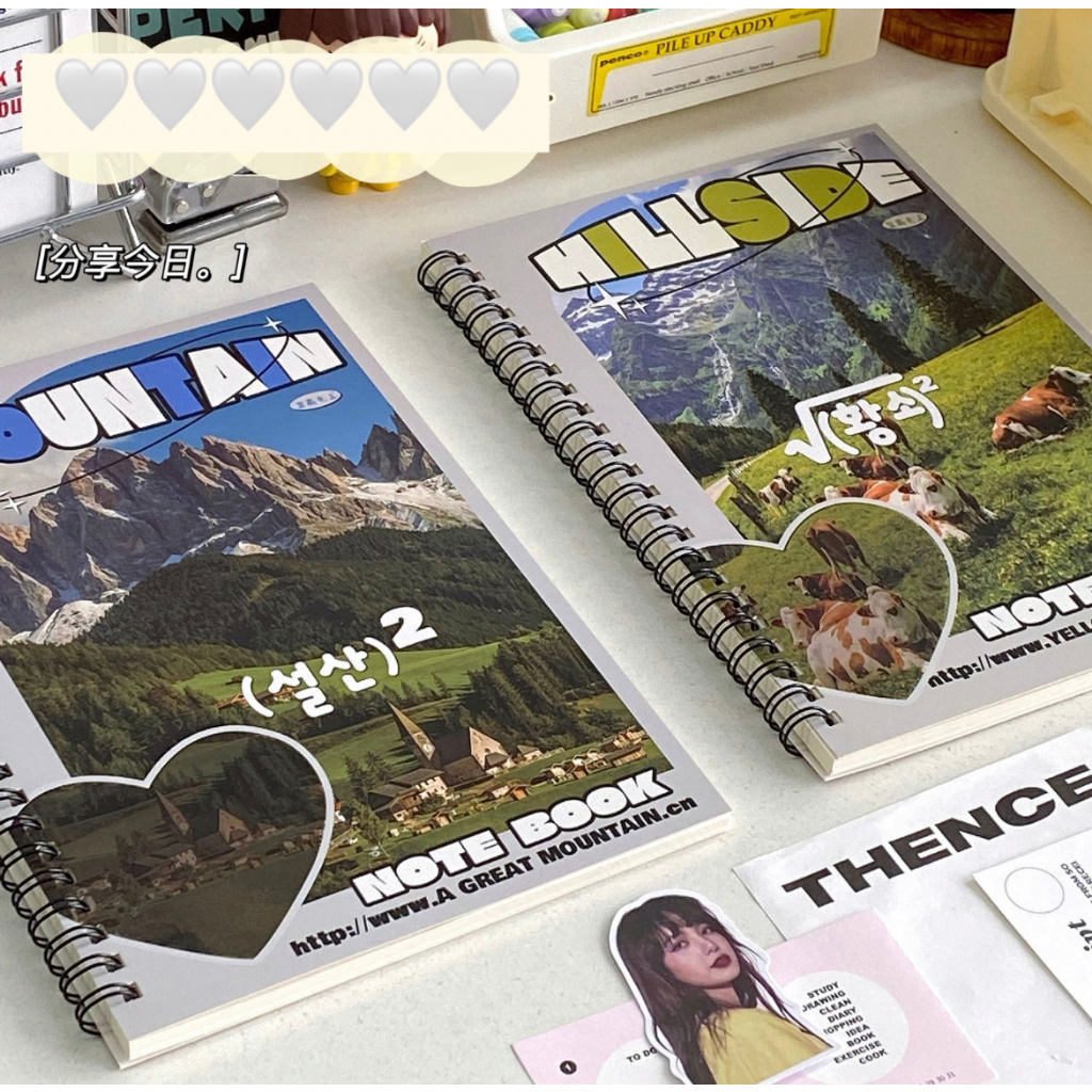 【🇲🇾READY STOCK】 INS Notebook Scenery Coil Book Diary Time Management ...