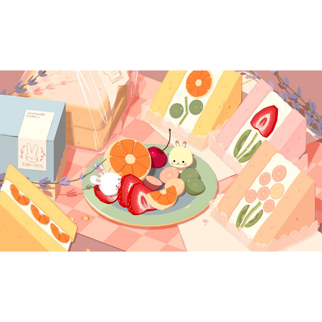 [FRUIT SANDO] Bunny A4 Poster | Shopee Malaysia