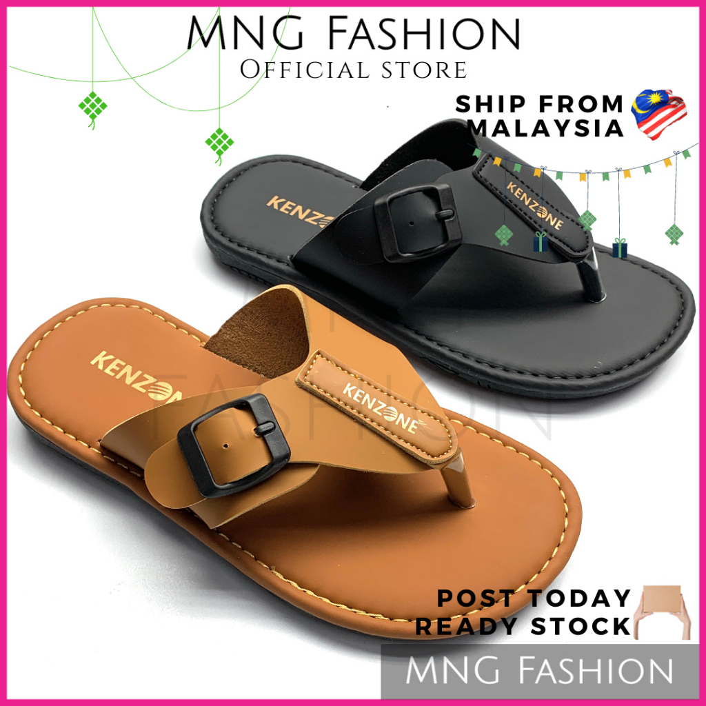 MNG - Sandal Santai Budak Gizeh | Sliper Budak Pantai | Kids Suede ...