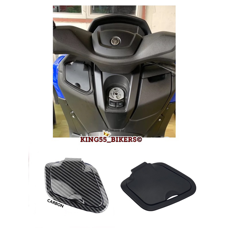 YAMAHA NMAX 155 V2 TOOL BOX COVER SIDE POCKET COVER CARBON NMAX155 LOGO ...