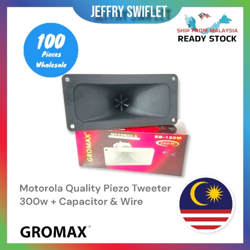(100 PC) Gromax SB120M Motorola Quality Piezo Tweeter Speaker For Swiftlet Farm | Shopee Malaysia