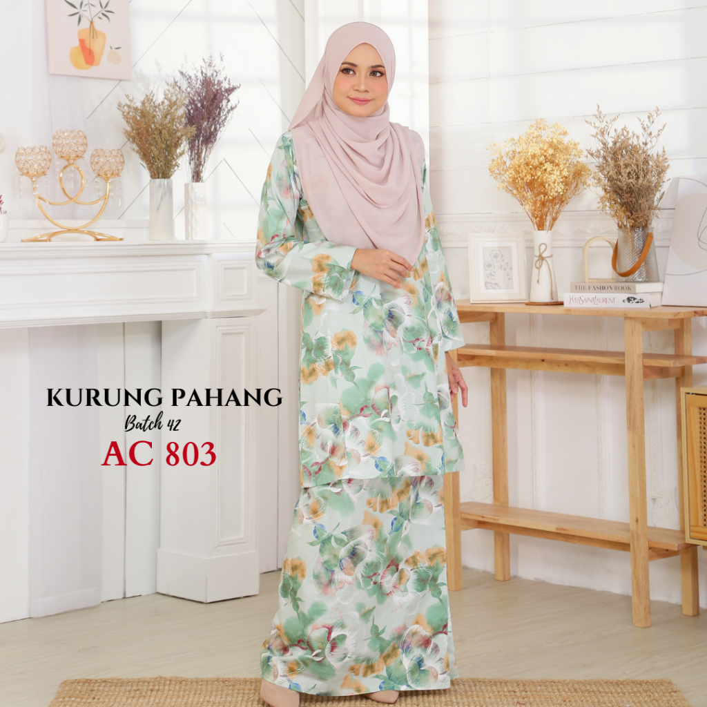 KURUNG PAHANG (BERPESAK DAN KAIN SUSUN TEPI) | Shopee Malaysia
