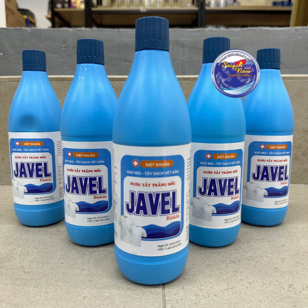 Nuoc Tay Trang Quan Ao Javel 500ml / 1000ml - Javel Bleach Lotion ...