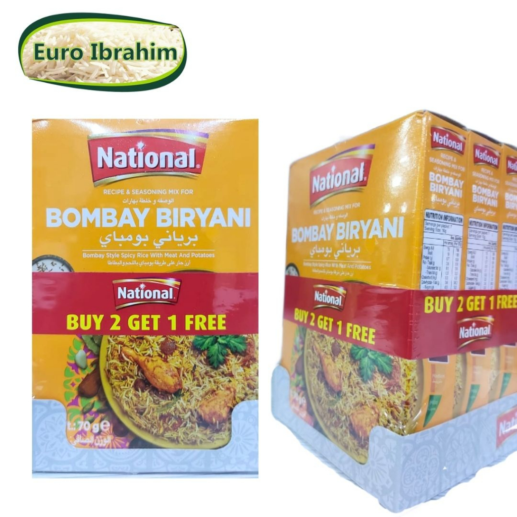 National Bombay Biryani Trio Pack 210g | Shopee Malaysia